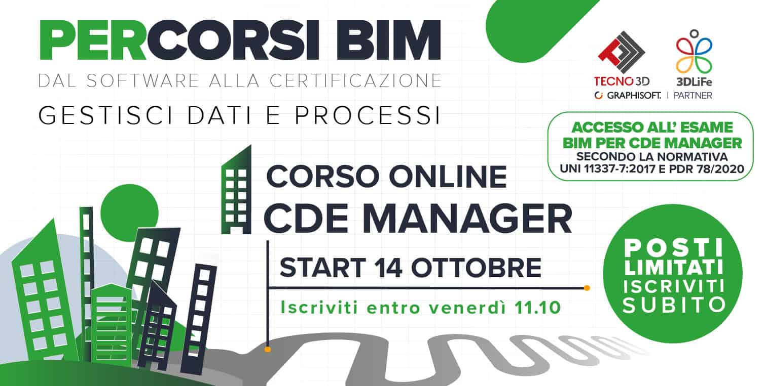 CORSO ONLINE CDE MANAGER – Tecno 3D