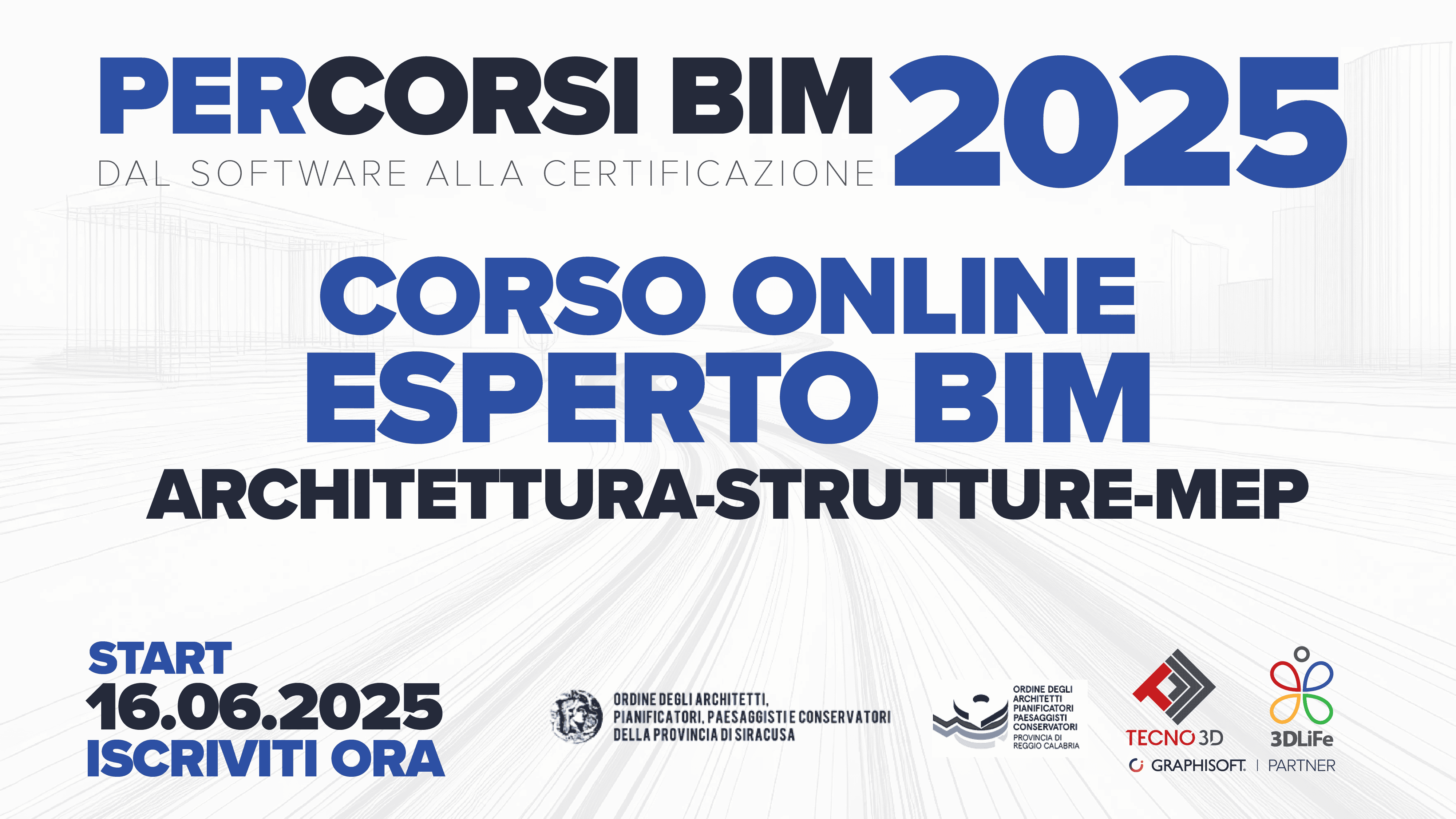 CORSO ONLINE ESPERTO BIM CON ARCHICAD 2025 – Tecno 3D